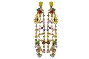 VICKISARGE Memories Dangle Earrings - Gold