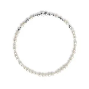 KASUN LONDON Pearl Cluster Necklace
