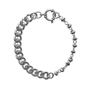 MHART Chain Bead Bracelet - Silver