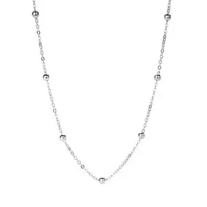 FREQNC ATELIER Rhea Beaded Necklace - Silver