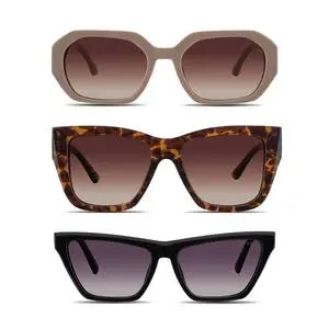 VELVET EYEWEAR Sunglasses Style Box - Black/brown