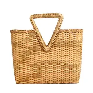 BETSY & FLOSS Paros Basket Bag With Triangle Handles