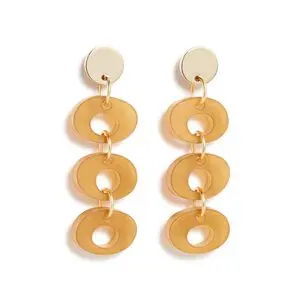 TOOLALLY Hepworth Drop Earrings Mica - Gold