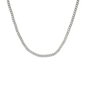 EDGE ONLY 3.7mm Curb Chain - Silver