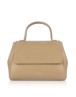 LE PARMENTIER Top Handle Lady Bag With Strap - Black