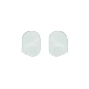 GISSA BICALHO Rosebud Acrylic Earrings - White