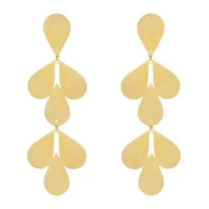MARCIA MORAN Atlaua Drop Earrings - Gold
