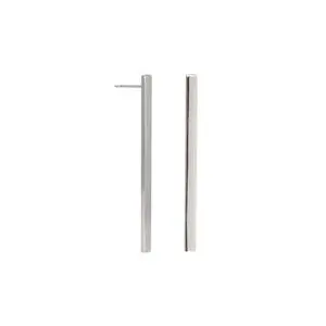 EDGE ONLY Long Bar Earrings - Silver