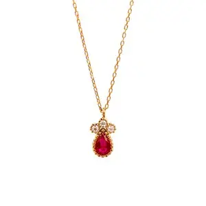 1610ISTANBUL Orient Express Ruby Necklace
