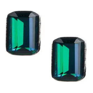 Saachi Prism Baguette Mini Stud Earring - Blue