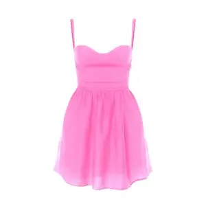 AVENUE N°29 Linen Gathered Mini Dress