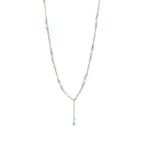INARI JEWELLERY Gold-filled Necklace With Amazonite And Moonstone - Gold/blue
