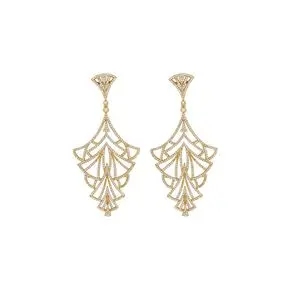 STEPHANIE BROWNE AUSTRALIA Empire Chandelier Earrings - Gold