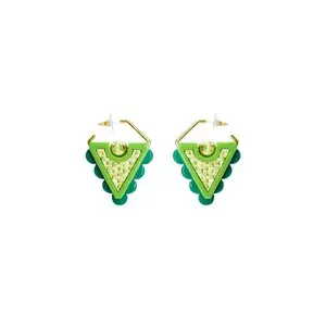 GISSA BICALHO Ubá Earrings - Green
