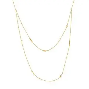 RETRO CHIC Teardrops Necklace - Gold