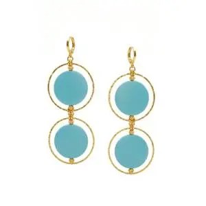 JAREDJAMIN Twiggy Turquoise Dangle Earrings