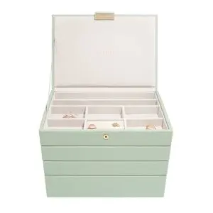 STACKERS Classic Jewelry Box Set Of Four - Green