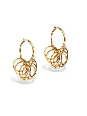 JAREDJAMIN Zephyr Hoop Earrings - Gold