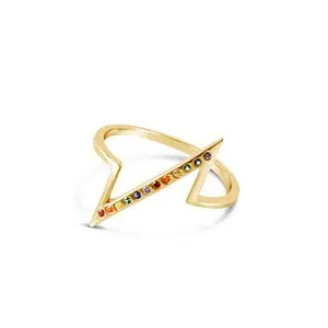 GLAMROCKS JEWELRY Breakline Ring - Yellow