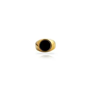 SUCRÉ COUTURE 90s Love Signet Ring - Gold