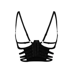PROMEES Liana Open Bra - Black