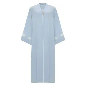 BOCAN COUTURE Abelia Silky Zippered Dress - Blue