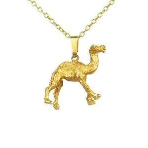 SIMON KEMP JEWELLERS Camel Pendant In Sterling Silver And 18 Carat - Gold