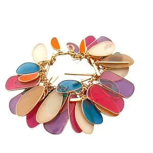 SIBYLLA DELPHICA Vitreaux Glass Charms Bracelet - Yellow