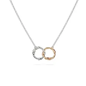 LULU AND BOO JEWELLERY Silver And Gold Infinity Necklace - Silver/gold