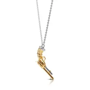 KASUN LONDON Gun Pendant - Gold