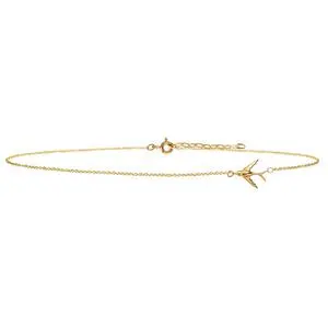 LEE RENEE Swallow Choker Necklace - Gold