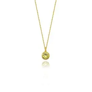 LINYA JEWELLERY Cosmic Chain Zodiac Necklace - Yellow