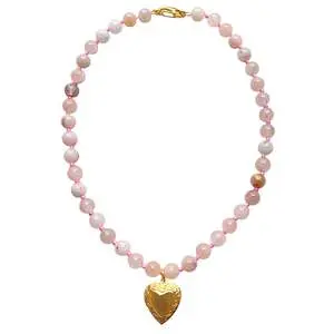 SMILLA BRAV Heart Locket Necklace - Gold