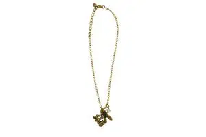 VICKISARGE Yuletide Dancing Train Charm Necklace