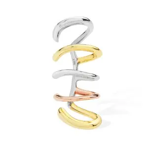 LUCY QUARTERMAINE Waterfall Ear Cuff - Gold