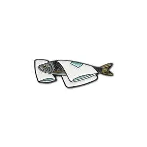MAKE HEADS TURN Enamel Pin Herring Under A Blanket