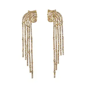STEPHANIE BROWNE AUSTRALIA Madame Zelda Dangle Earrings - Gold