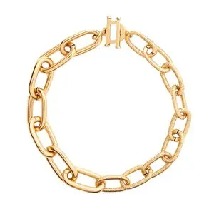 Lovard Bicycle Chunky Chain Link Necklace Gold