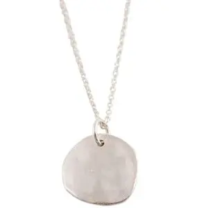 KAREN HALLAM Ibiza Medium Pendant Necklace - Silver