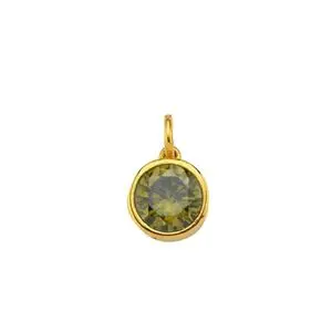 LINYA JEWELLERY Birthstone Charm - Green