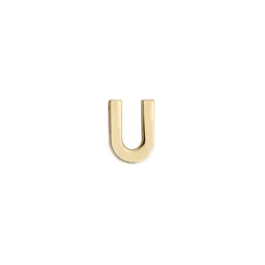 MAKE HEADS TURN Metal Letter U Pin - Gold