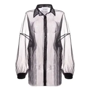 SILVIA SERBAN Oversized Tulle Blouse