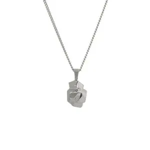 EDGE ONLY Rock Pendant Sterling - Silver