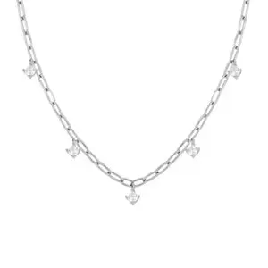 BERMUDA WATCH COMPANY Annie Apple Elena Sterling Charm Chain Necklace - Silver