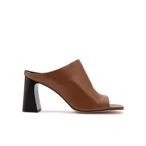 ILVI Geran Leather Heeled Slides