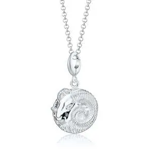 LILY CHARMED Sterling Aries Zodiac Charm Necklace - Silver