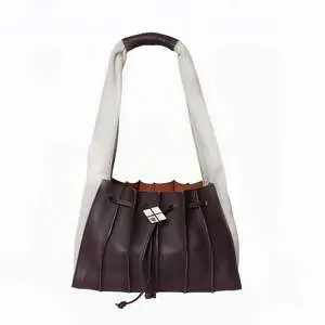 MAESE PLACE Tablao Tapiz Mini Bucket Bag - Brown