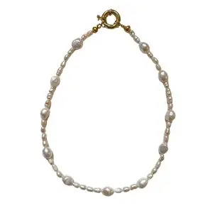 MISS MAY THE BRAND Freshwater Pearl Necklace - Yellow