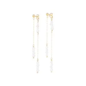 INARI JEWELLERY Freshwater Pearl Dangle Earrings - White