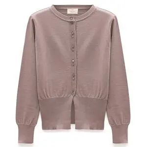 PERALUNA Ripley Steel Knit Cardigan